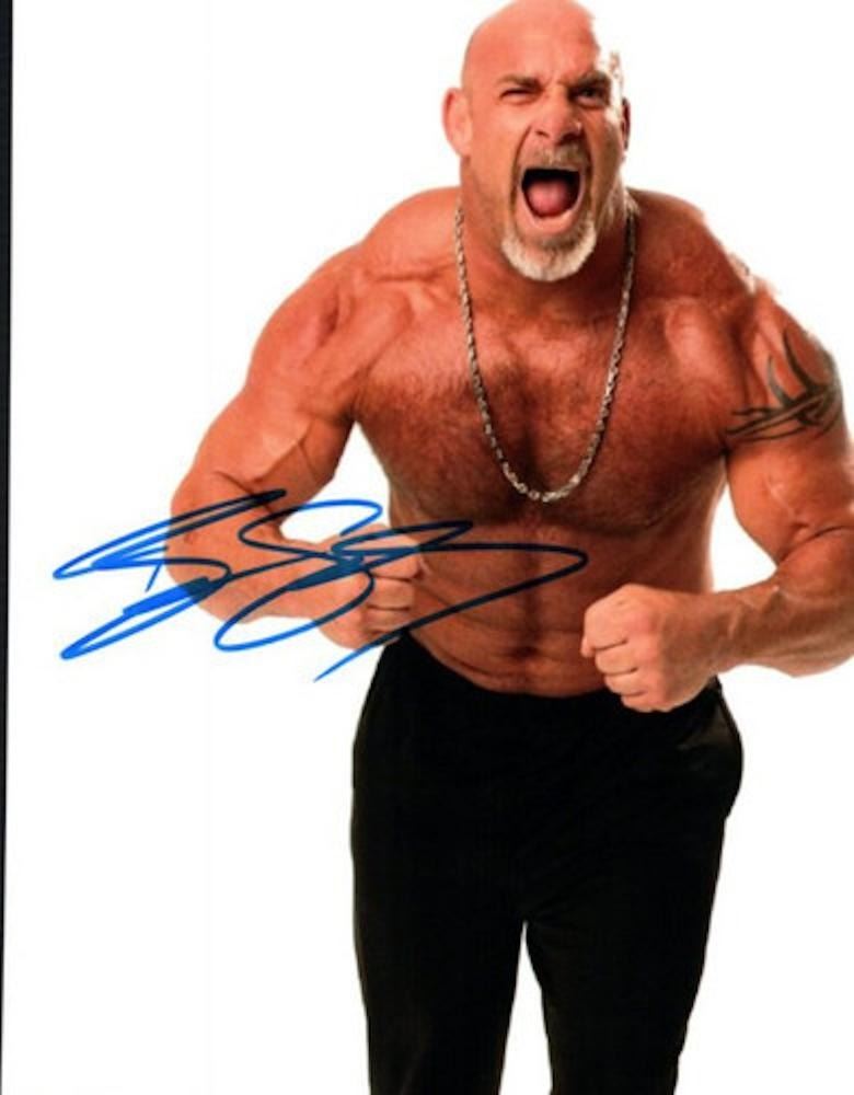 WWE Bill Goldberg facsimile signed photo
