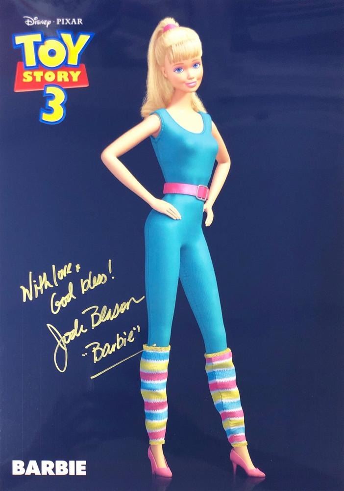 Toy Story 3 Barbie Jodi Benson facsimile signed movie photo