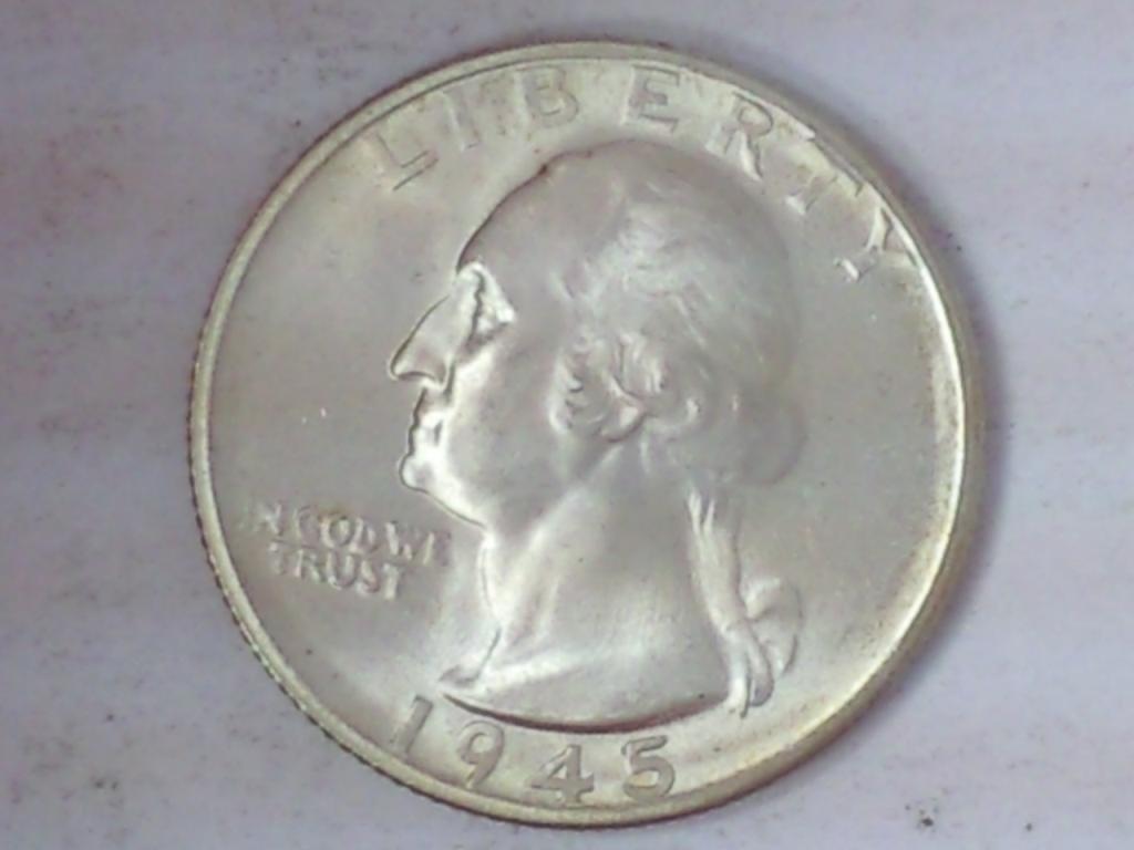 1945-S Washington Silver Quarter (UNC)