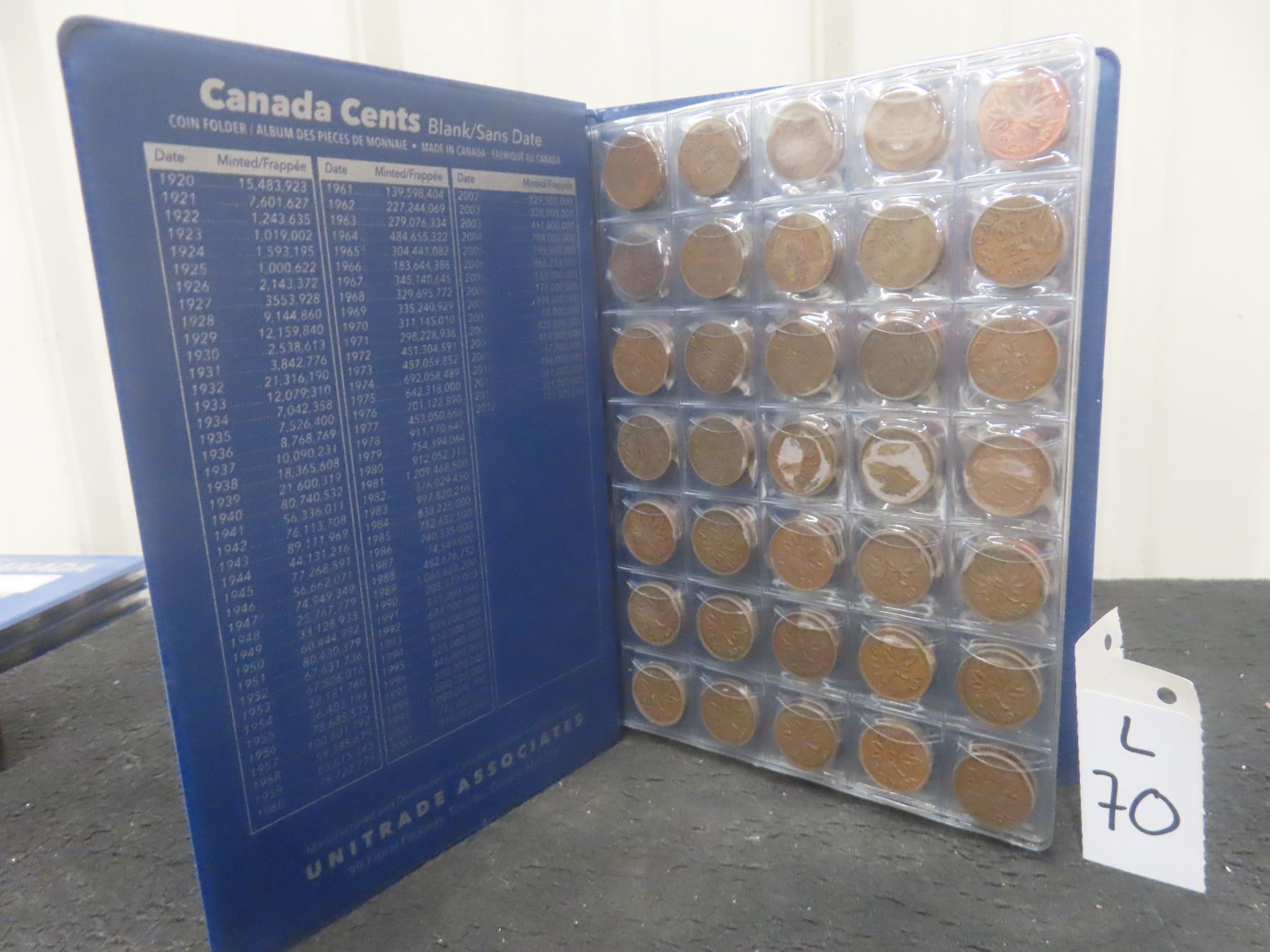 Coin Book 1920-2012 Pennies