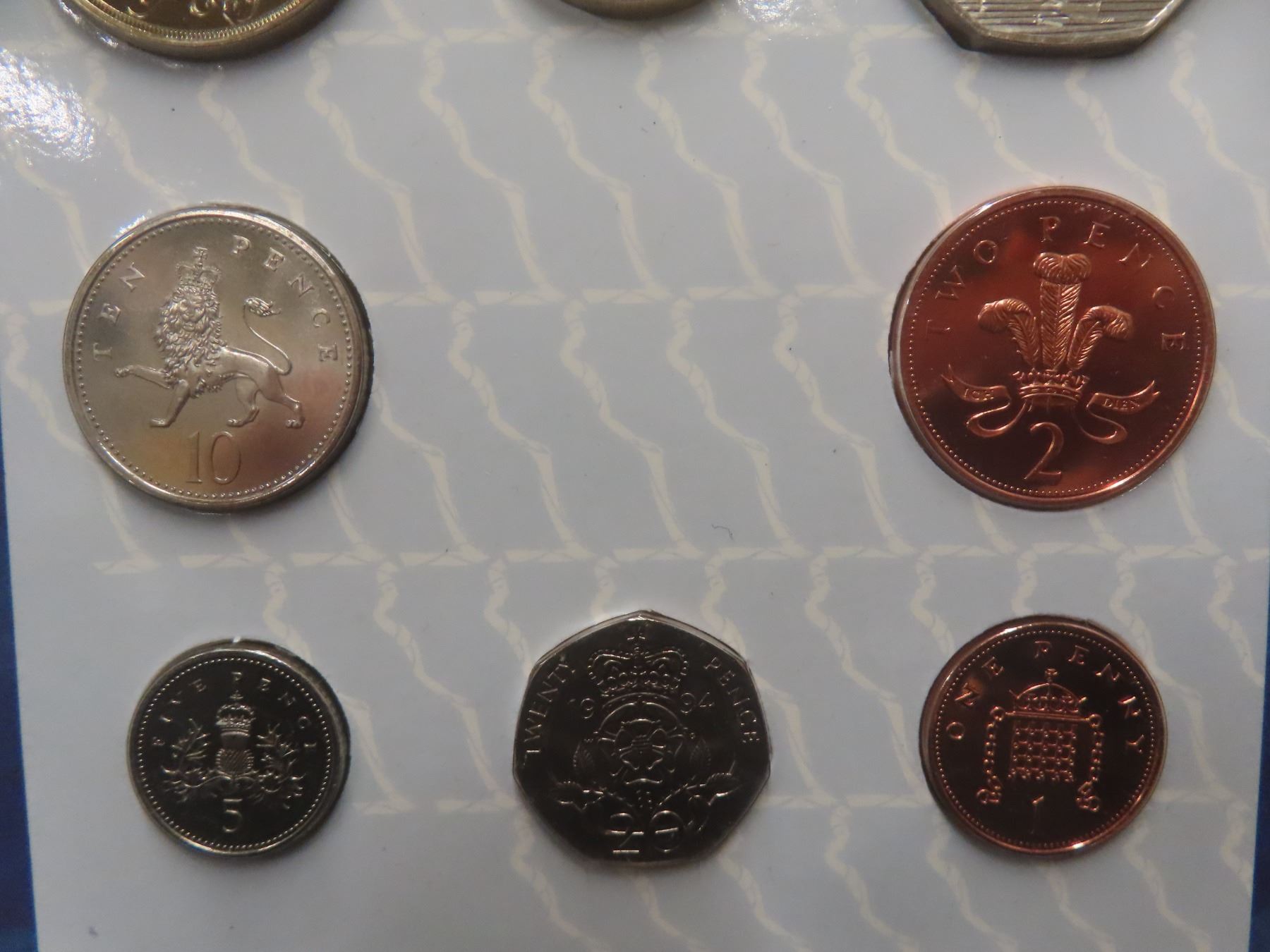 2 British Uncirculated Coin Sets, 1983 Heinz & 1994