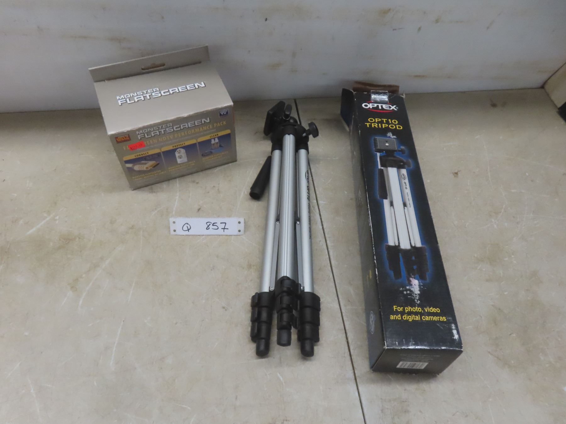 Optex Opt-10 Tripod, Monster Flat Screen Performance Pack