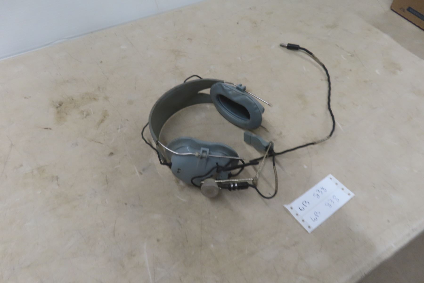 Vintage Air Forces Navy Pilot Headset Headphones With Microphone