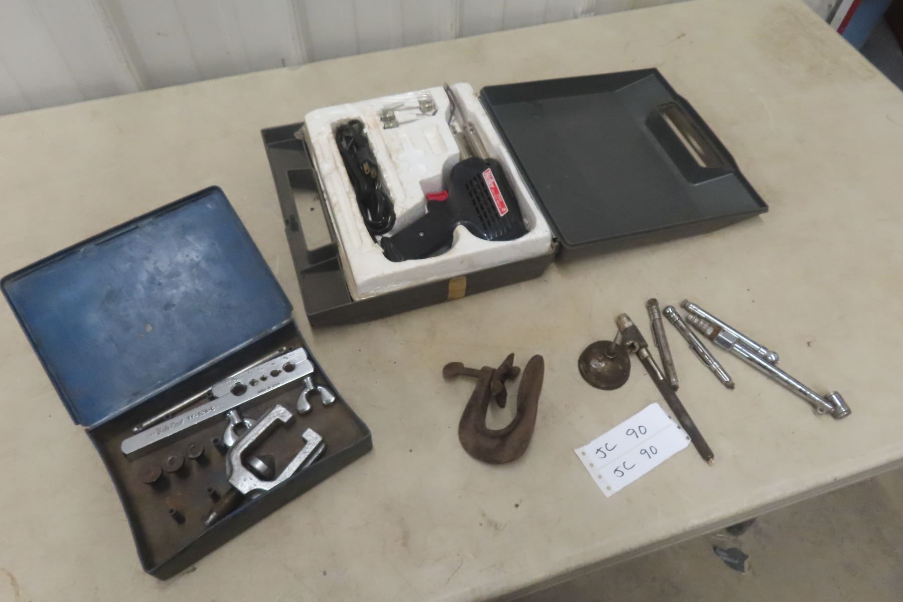 Tool Lot Including Weller Soldering Gun And Blue Point Flaring Tool