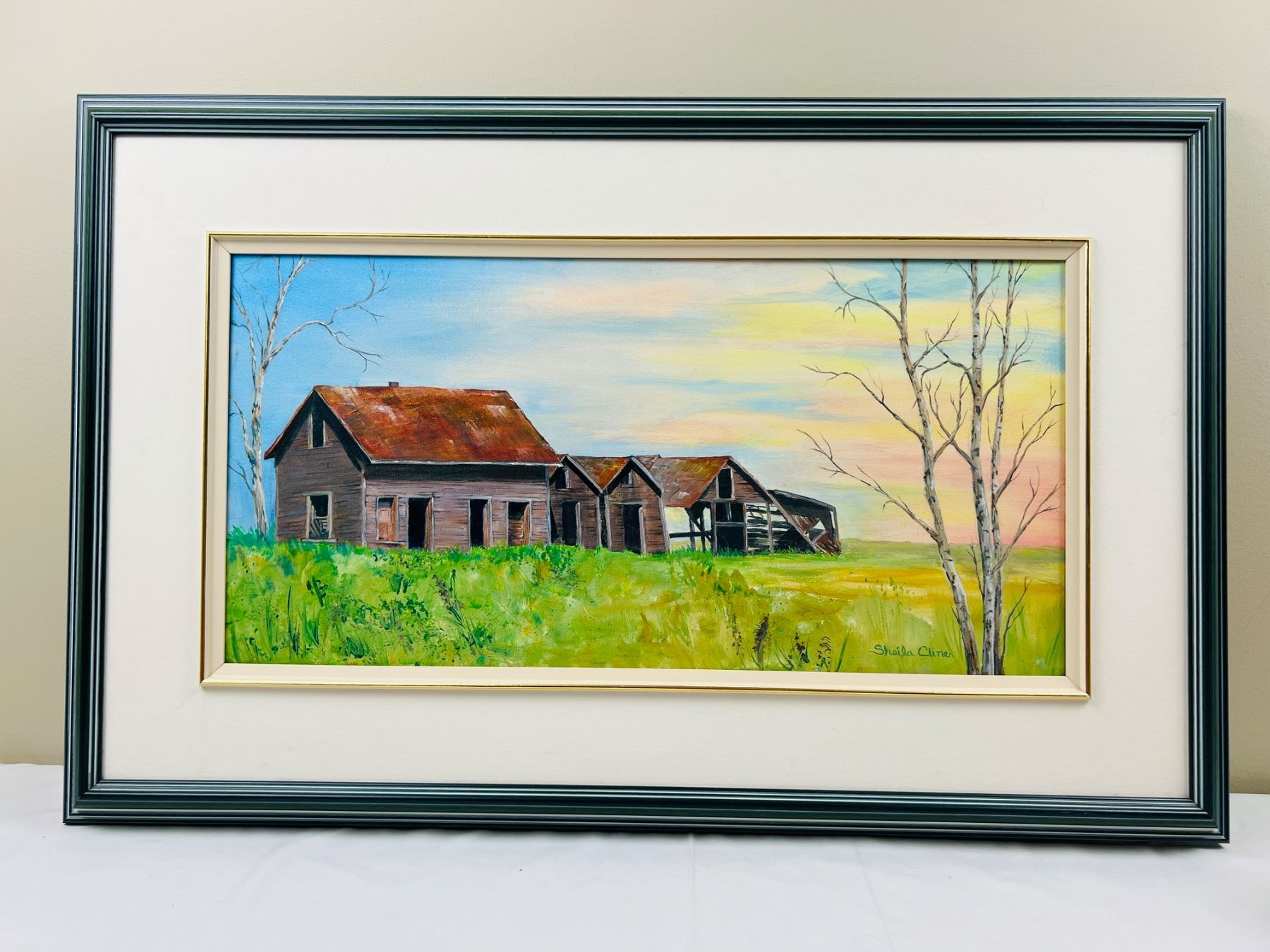 "Years Gone By" Acrylic Painting by, Sheila Cline - Sunrise Estate ...