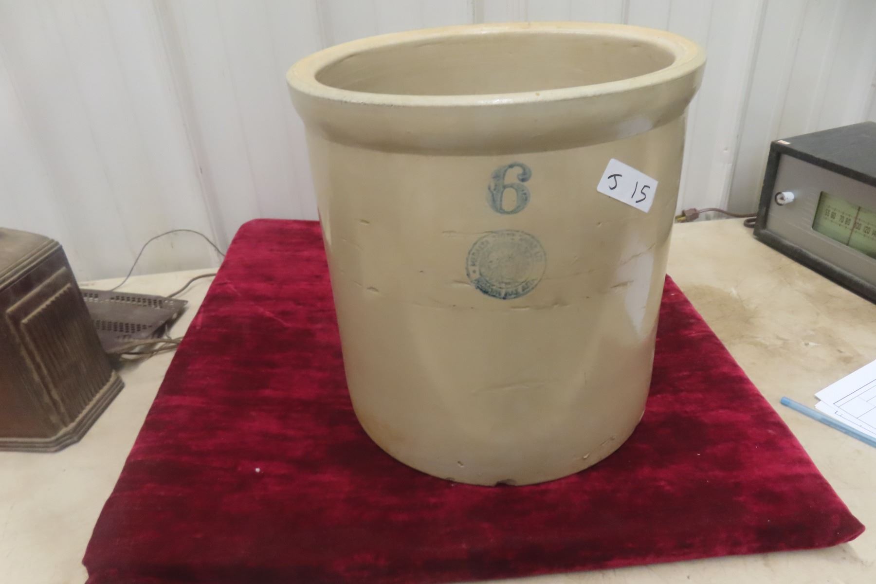 Medalta 6 Gallon Crock Stoneware With Chief Label Iron Crow - McSherry ...