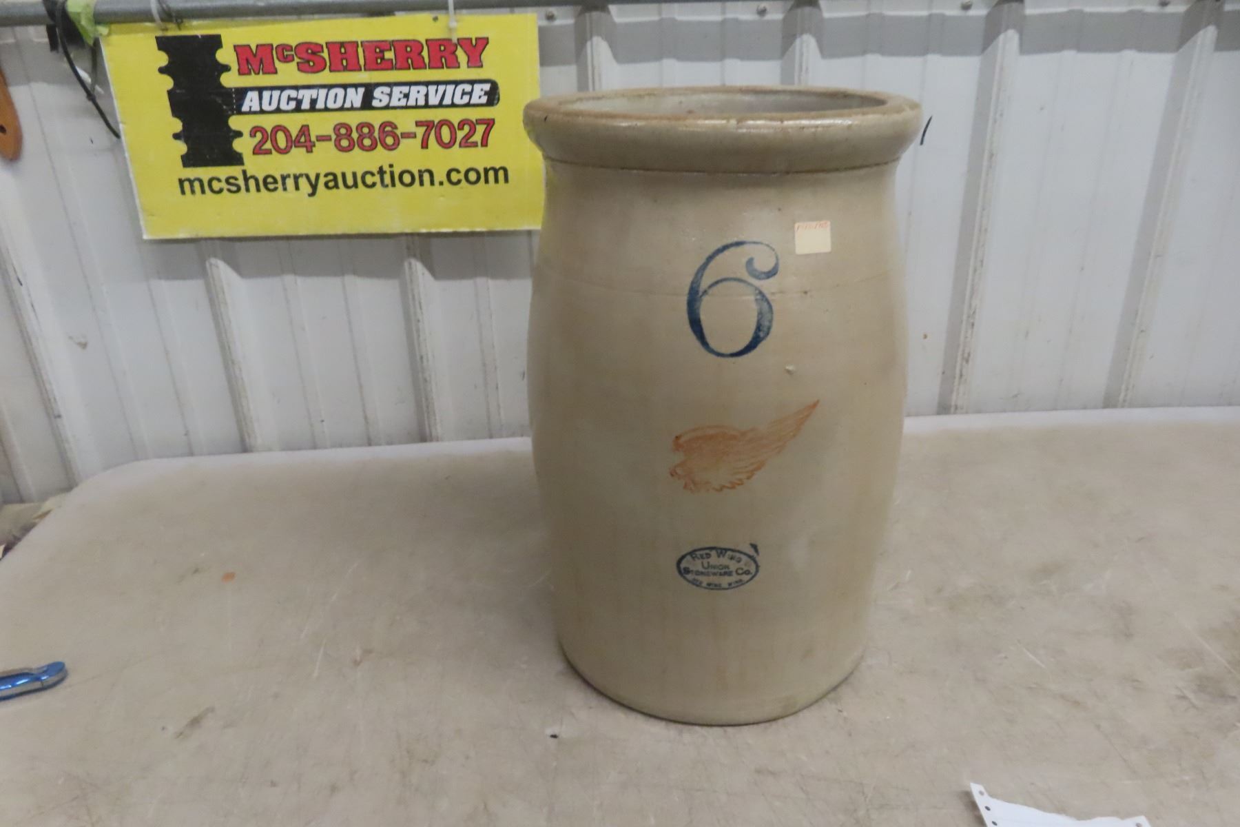 Red Wing 6 Gallon Butter Churn No Top Lid