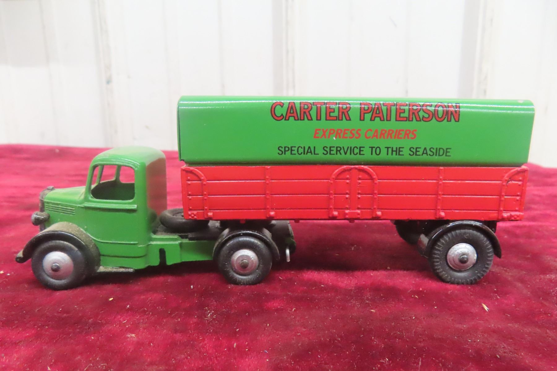 Dinky Truck And Trailer Carter Patterson Express Carrier, 6 1/2" Long