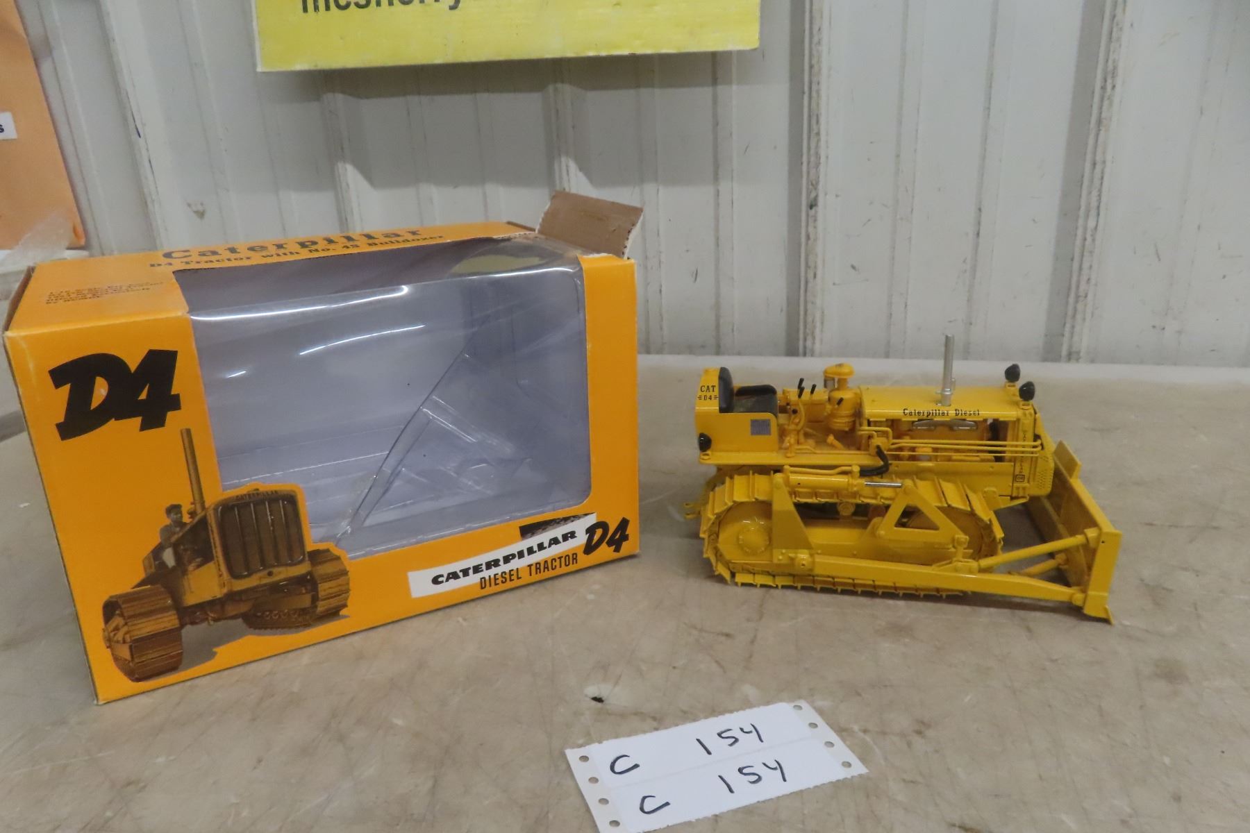 SpecCast CAT D4 Tractor Bulldozer No. 45, 1/16 Scale, Die Cast, In Box