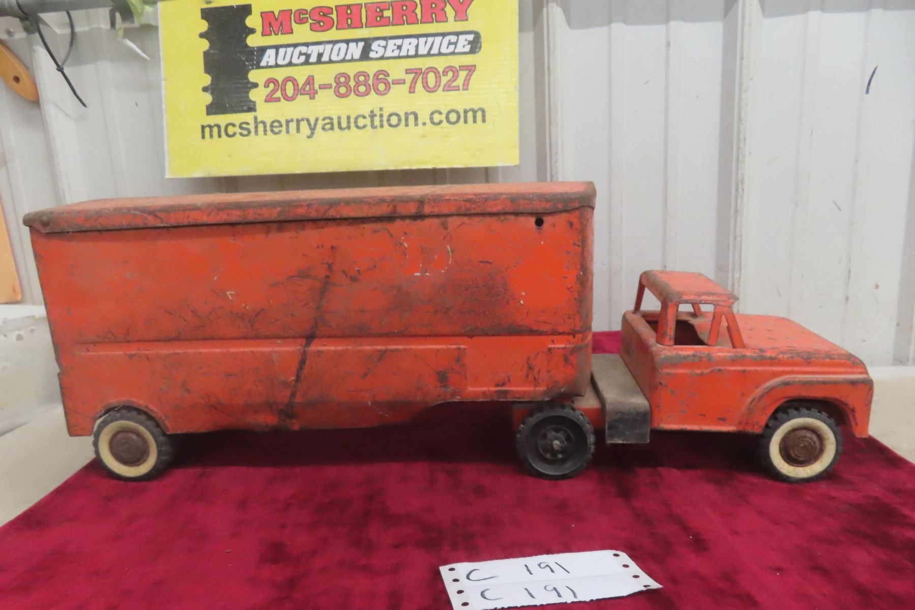 Buddy L Lil Beaver Allied Moving Truck and Trailer, Pressed Steel ...
