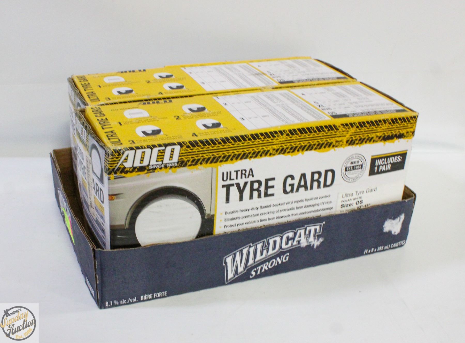 PAIR OF ULTRA TIRE GUARDS POLAR WHITE