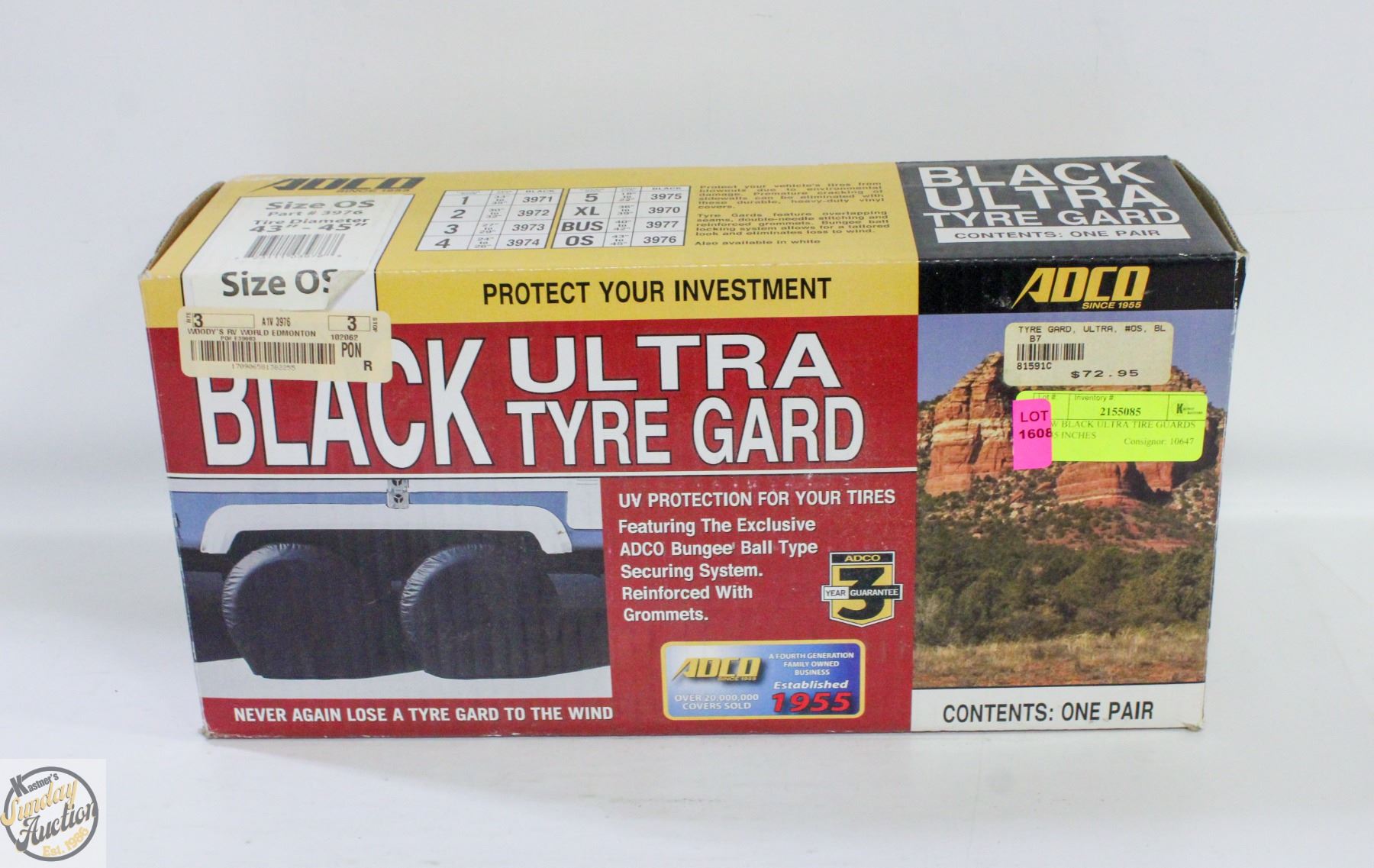 NEW BLACK ULTRA TIRE GUARDS 43-45 INCHES