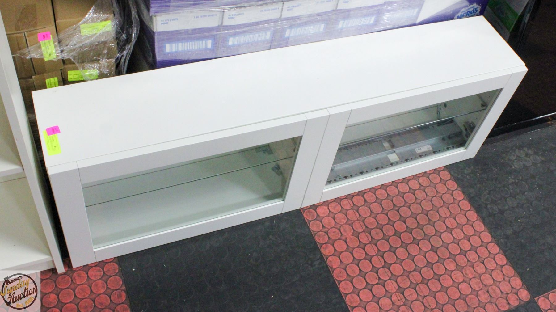 FLOATING CABINET WITH SHELVES + WALL ATTACHMENT