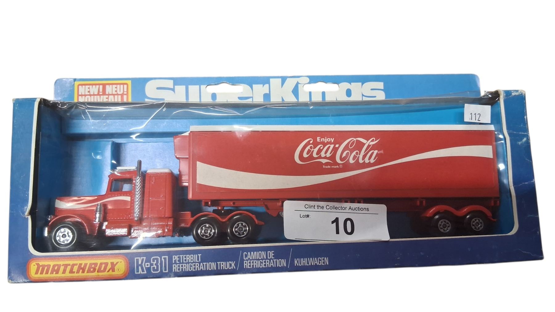 Hard to find NOS 1978 Matchbox Super Kings Coca-Cola Peterbilt die cast ...