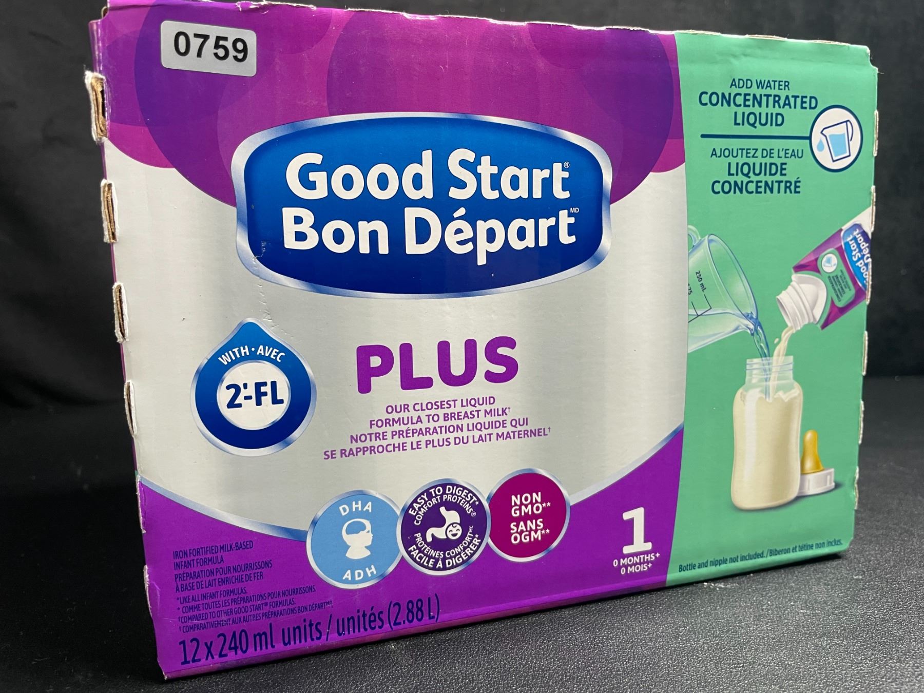 Nestle Good Start Plus Concentrated Liquid Baby Formula (12 x 240ml ...