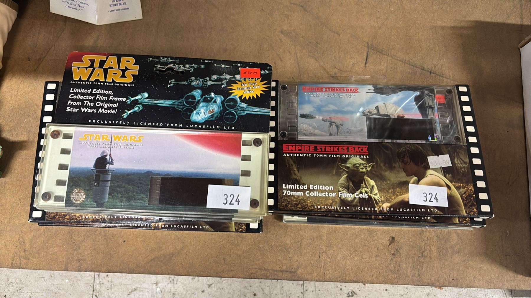 (10) ASSORTED STAR WARS COLLECTOR FILM FRAMES - Able Auctions