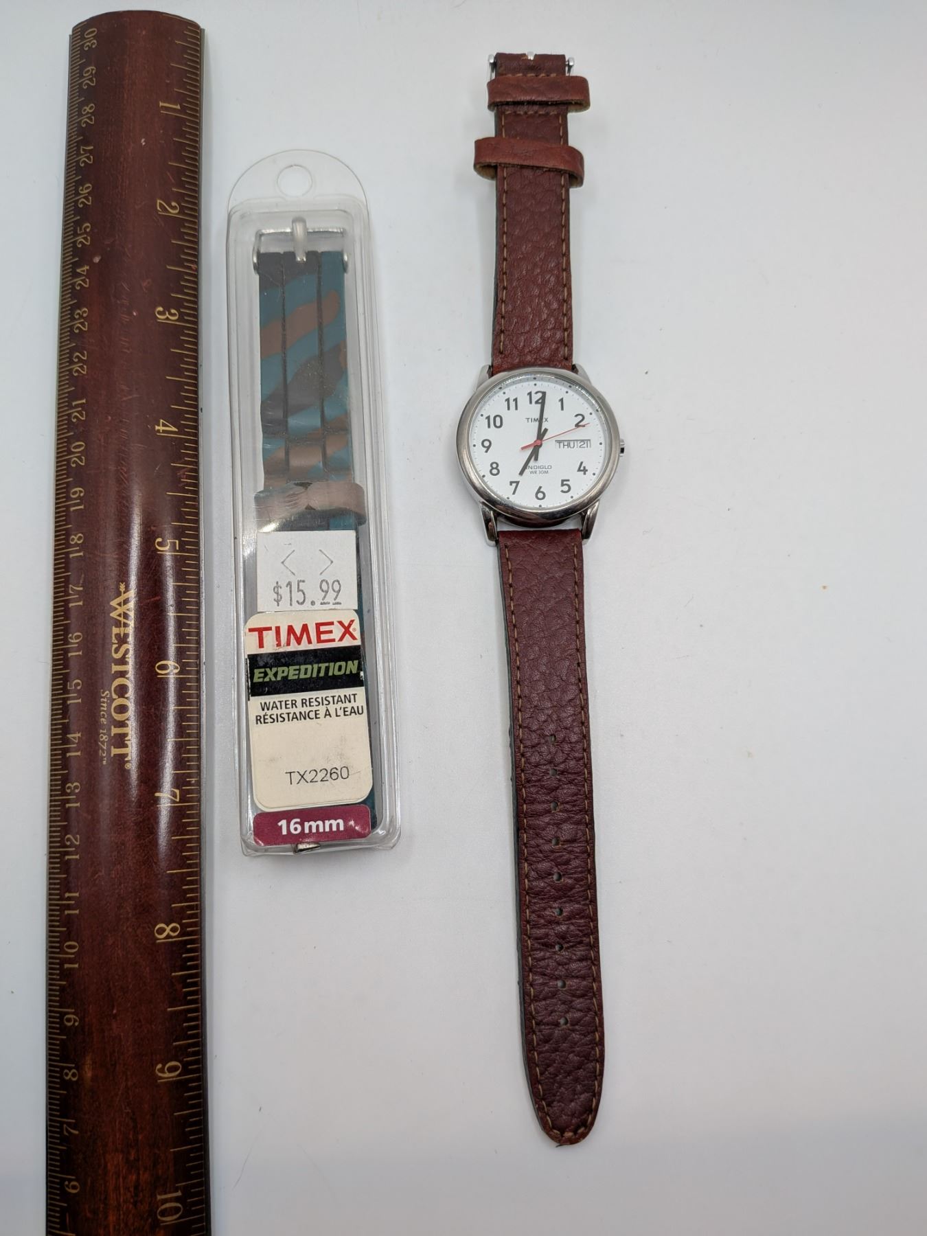 Timex Indiglo Watch and Timex Band