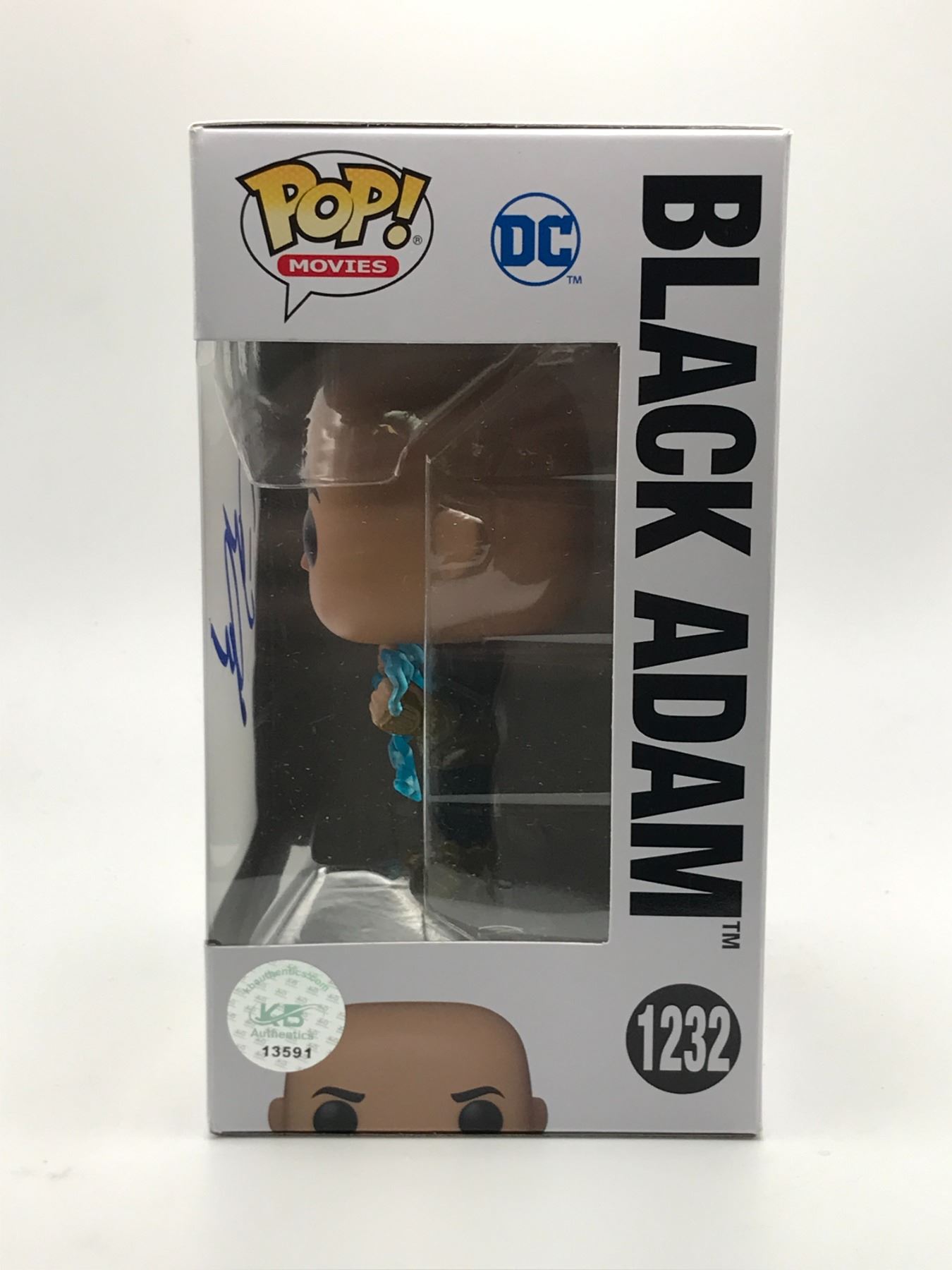 DWAYNE THE ROCK JOHNSON SIGNED BLACK ADAM FUNKO POP - KB COA
