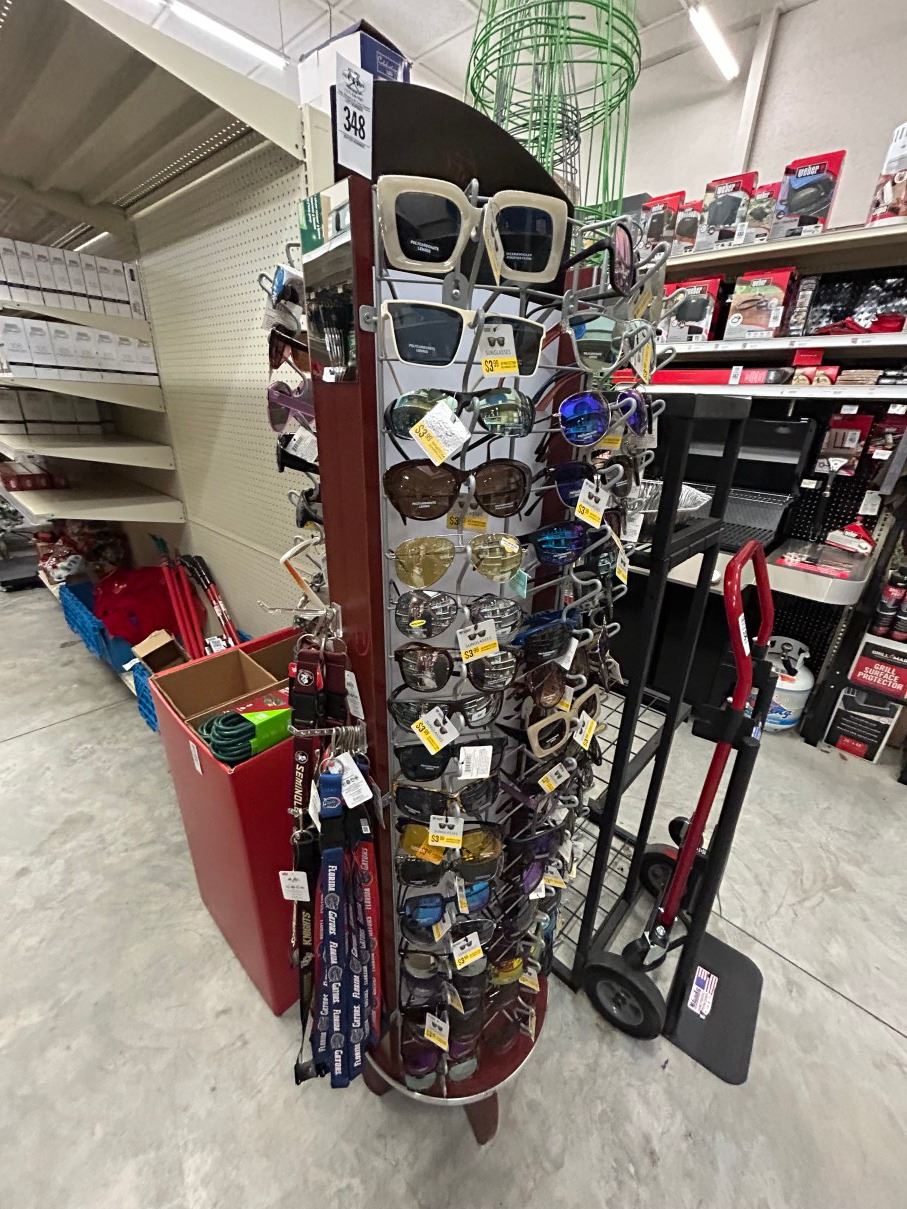 Asst. Sunglasses, Lanyards - 208 w/Display - Bay Area Auction Services
