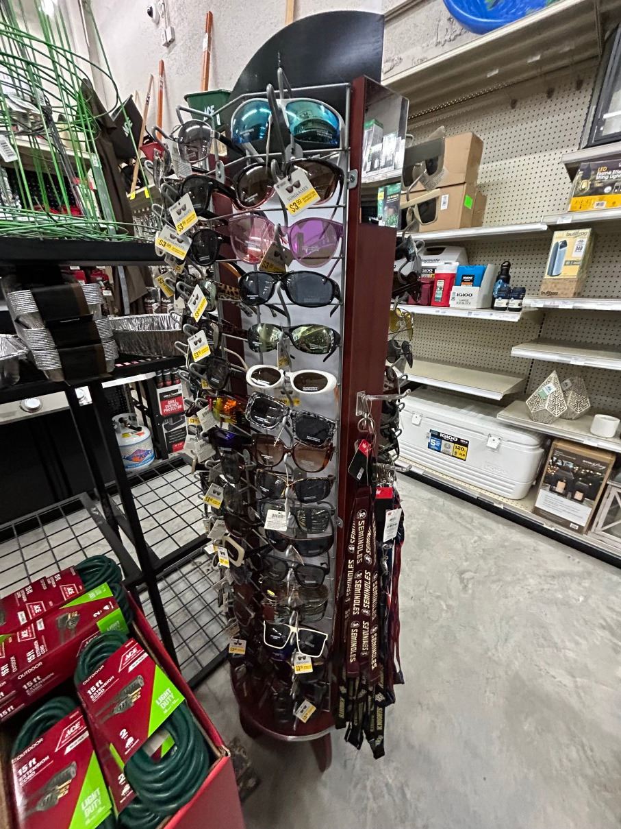 Asst. Sunglasses, Lanyards - 208 w/Display - Bay Area Auction Services