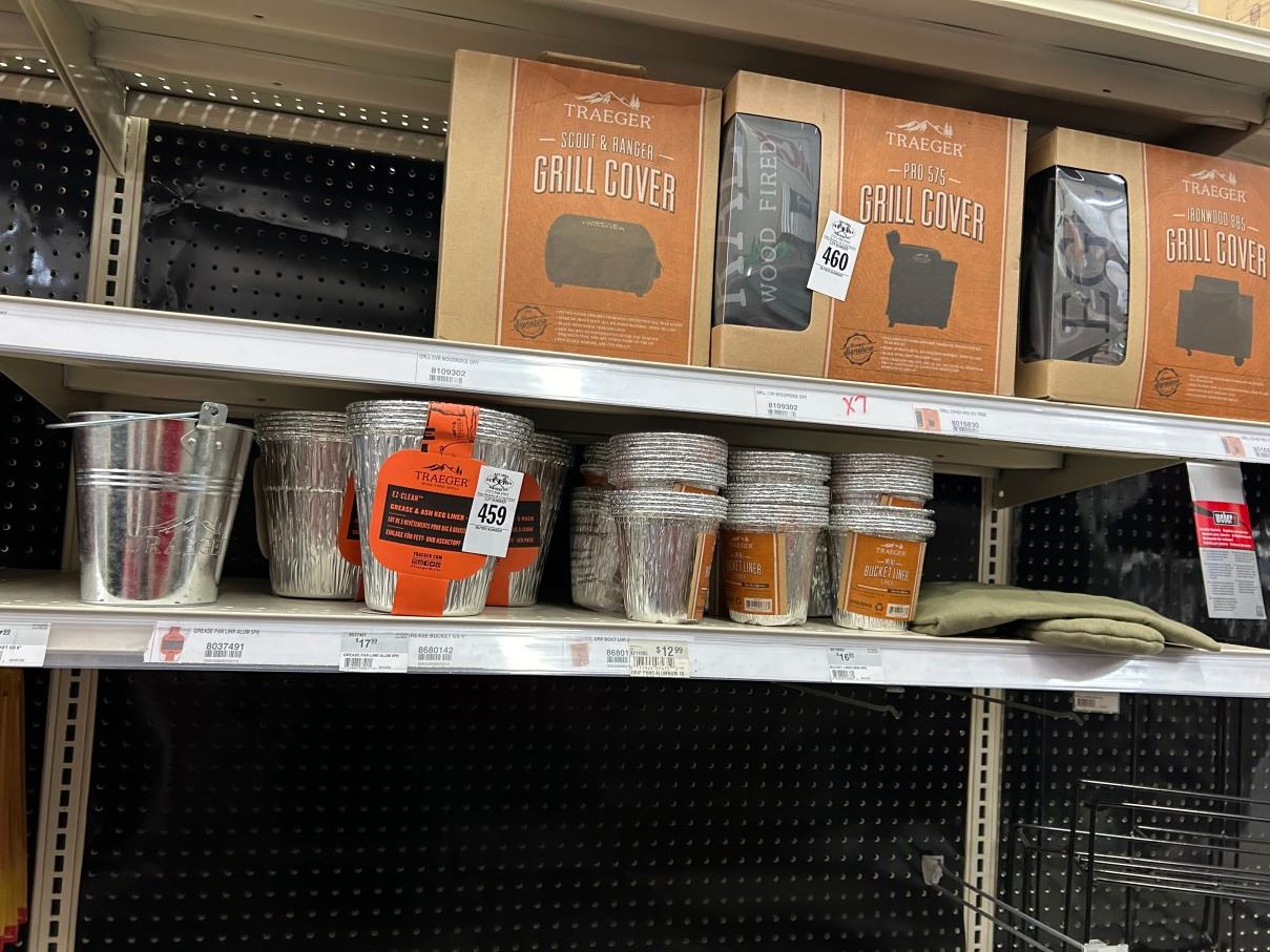 Asst. Traeger Grease/Ash Keg Liner, Beer/BBQ Apron