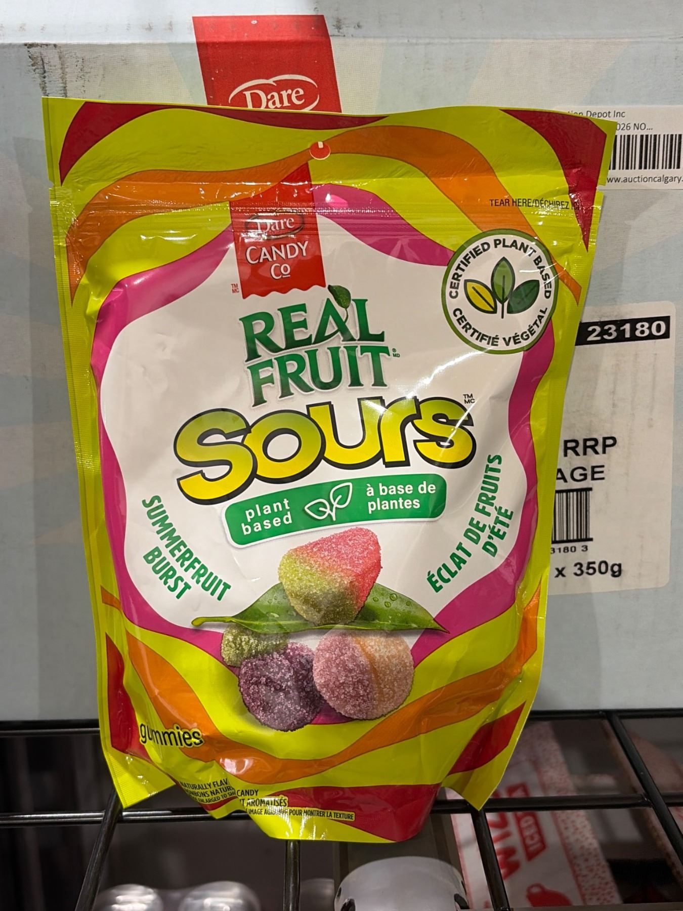 Dare Candy Co. Real Fruit Sours Gummies – Summerfruit Burst 12 x 350g