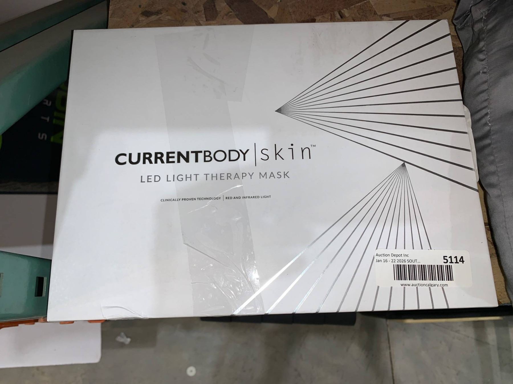CurrentBody Skin Led Light Therapy Mask with Model Information