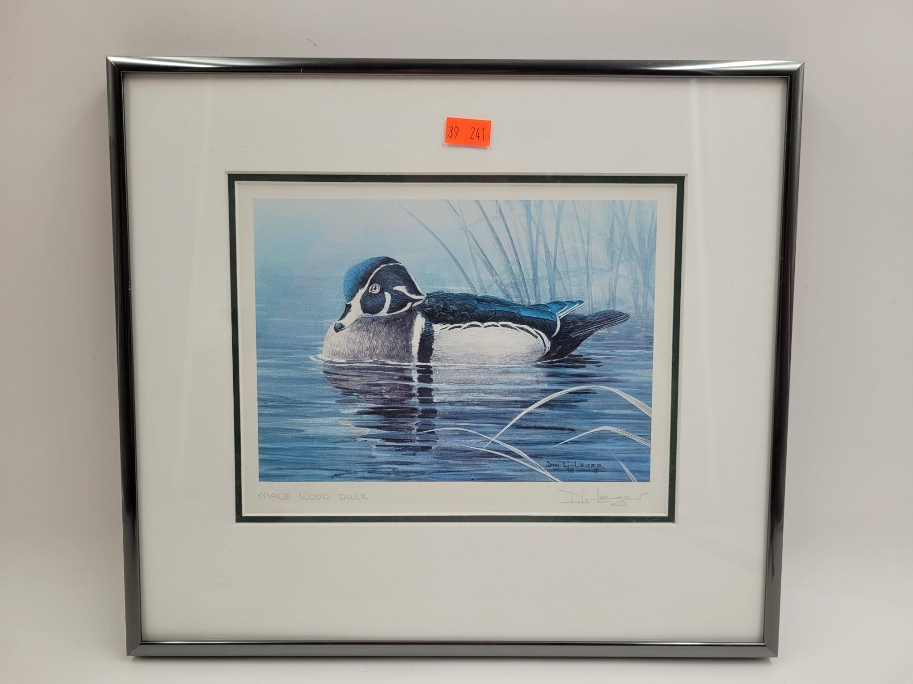 1988 Don Li-Leger Signed Print "Malde Wood Duck"