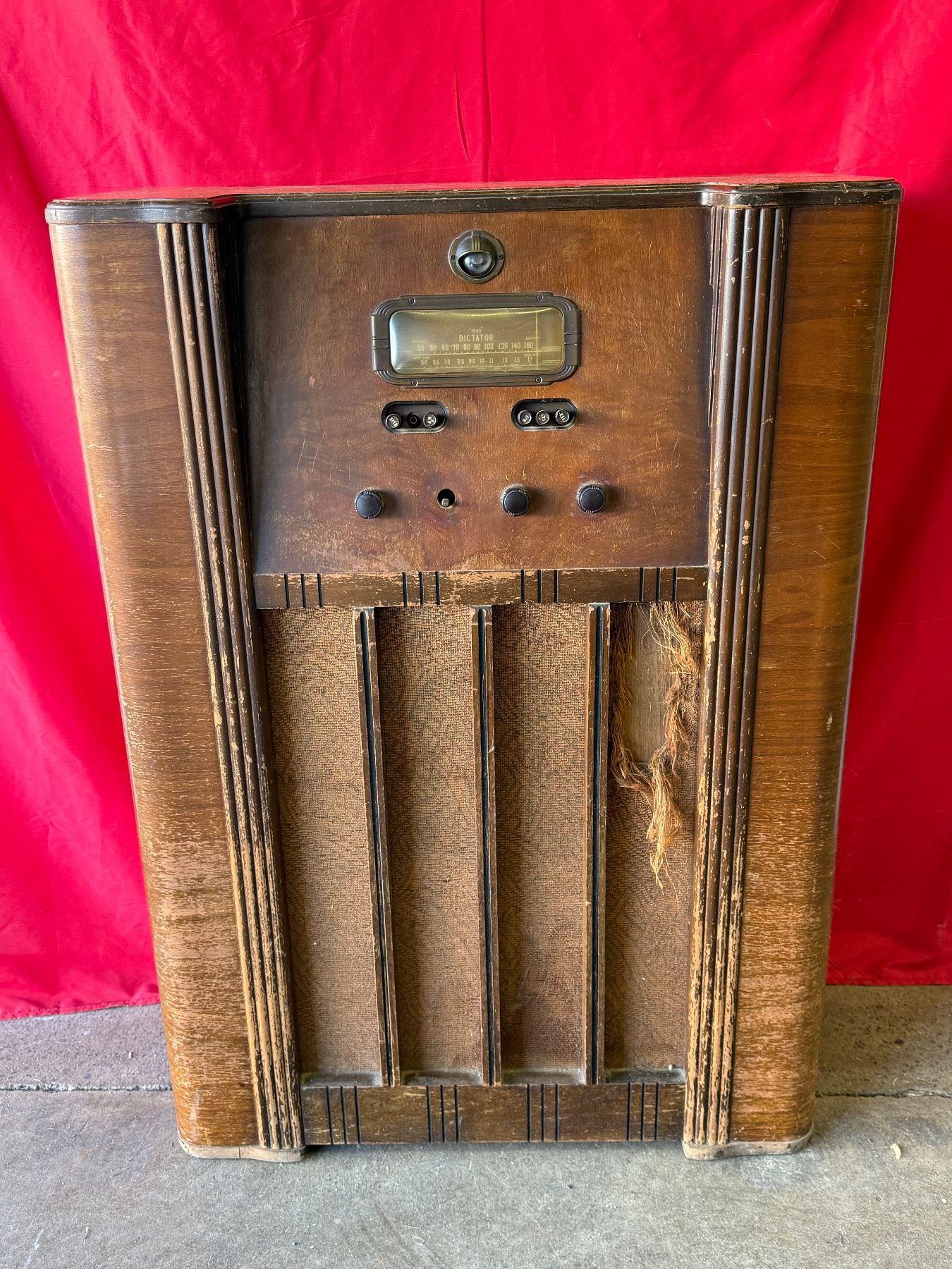 Art Deco Dictator Floor Standing Radio