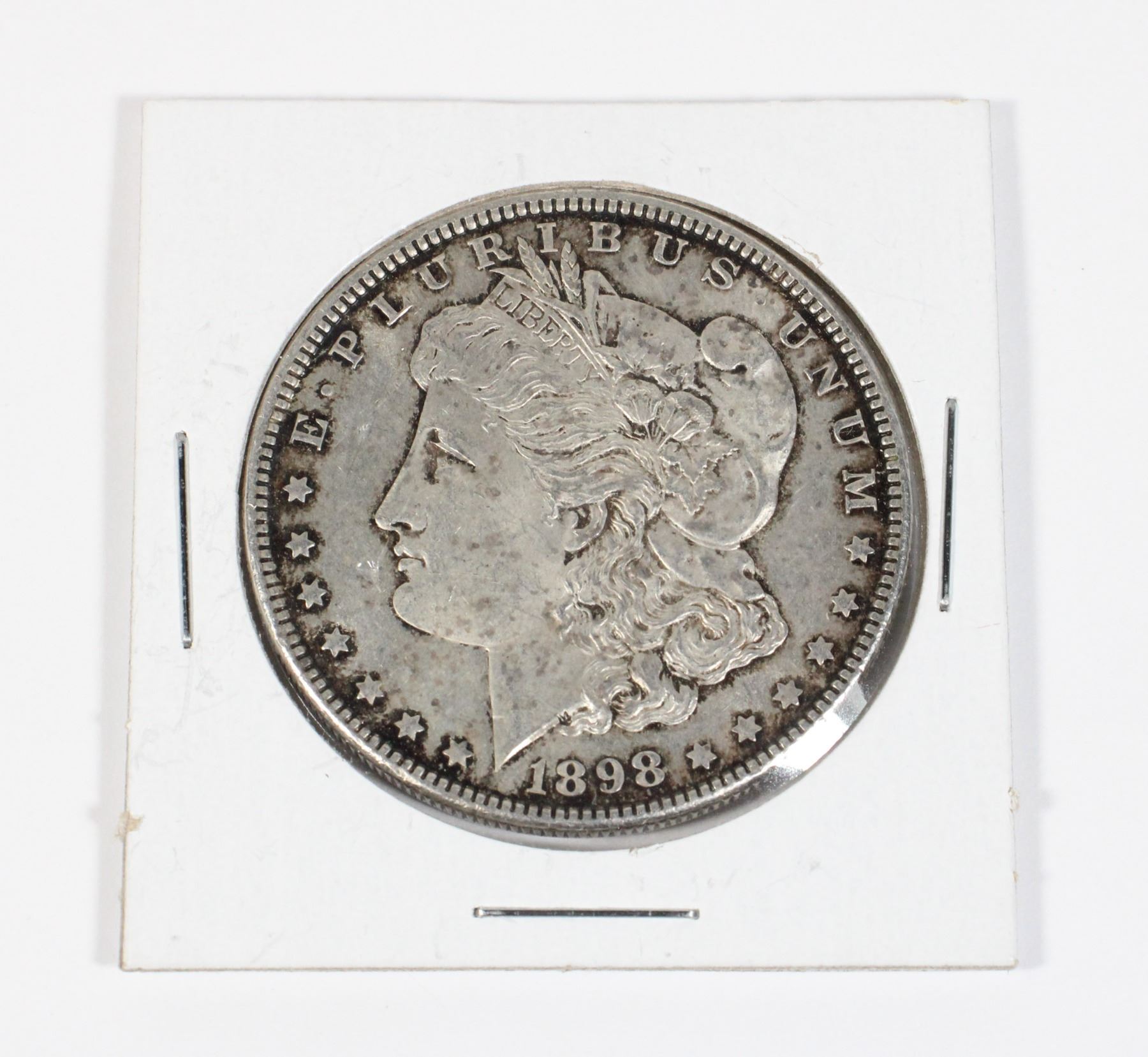 #38 1898 Morgan Silver Dollar Coin United States