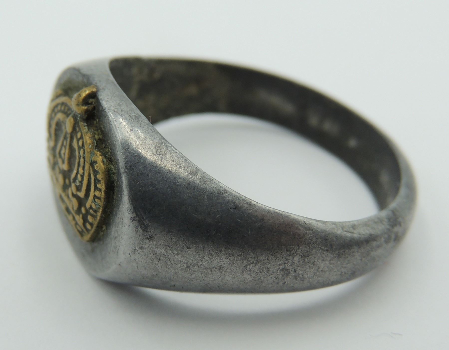 #303 WW1 Imperial German Military Ring w/ Crown (size 12.5)
