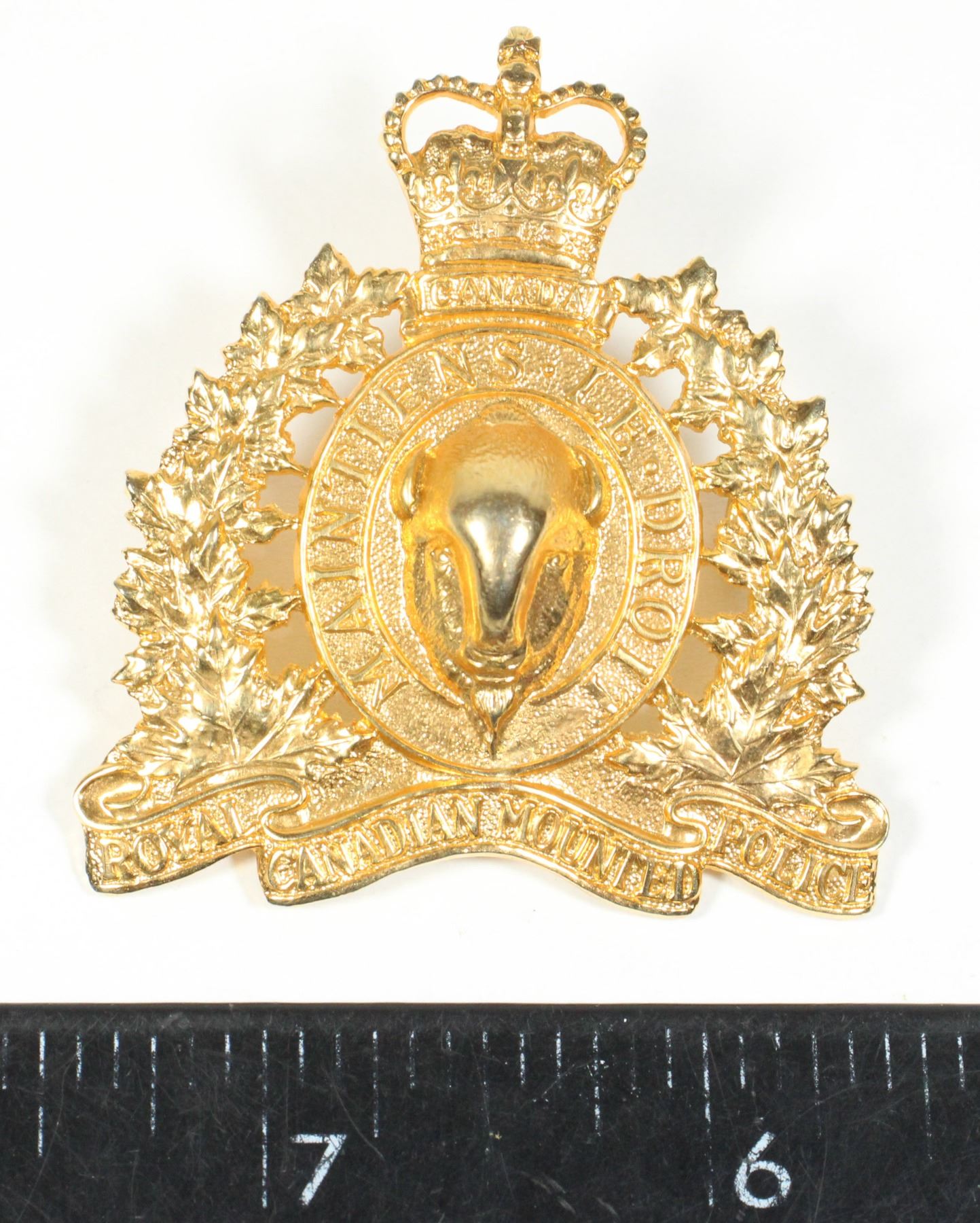 #566 1970's Royal Canadian Mounted Police Badge - Kastner Auctions