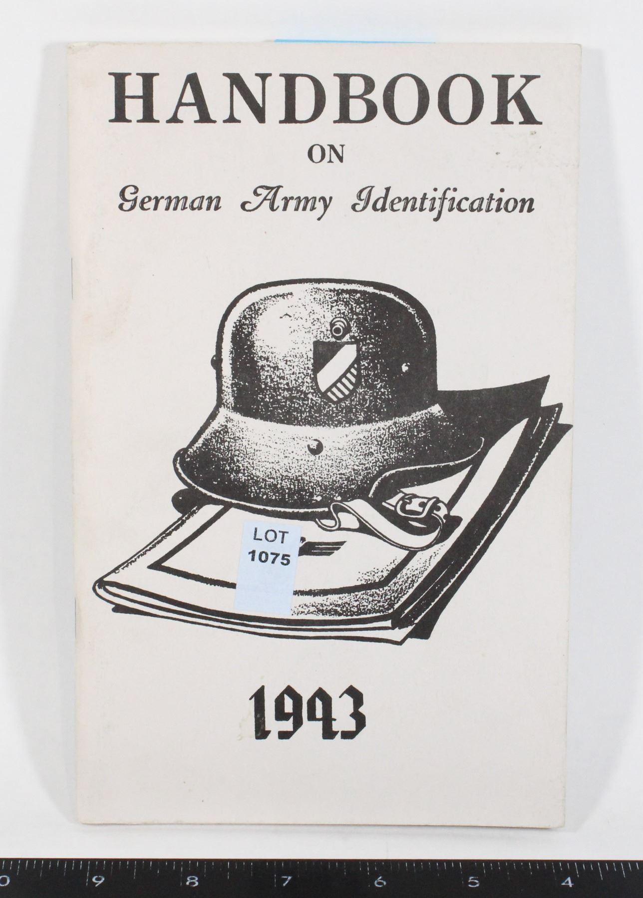 #1075 Handbook on German Army Identification