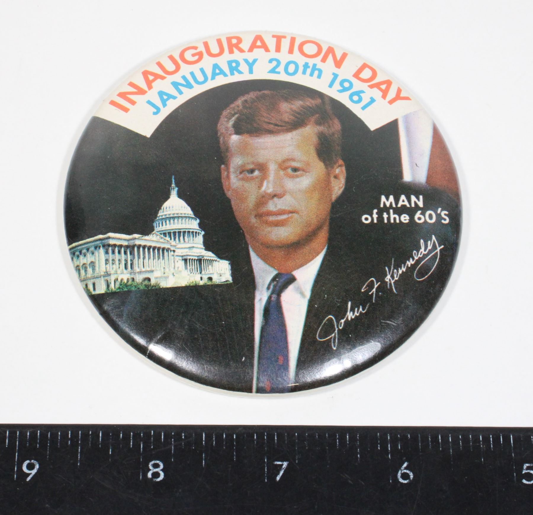 #1551 John F Kennedy Inauguration Day Pin