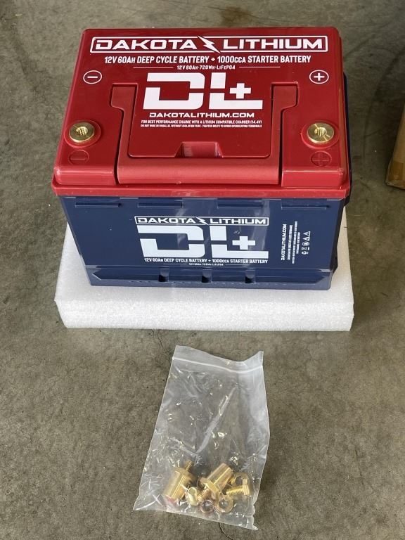DAKOTA LITHIUM DL+ 12v 60Ah LiFePO4 1000 CCA Automotive / general ...