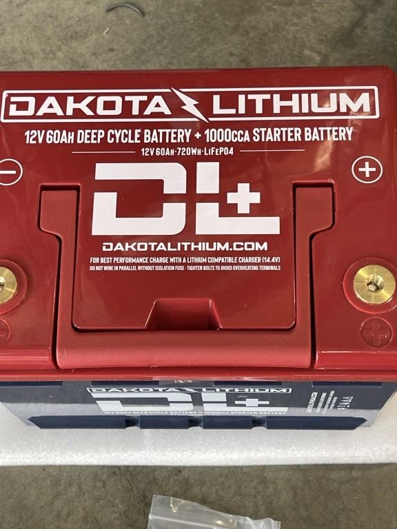 DAKOTA LITHIUM DL+ 12v 60Ah LiFePO4 1000 CCA Automotive / general ...