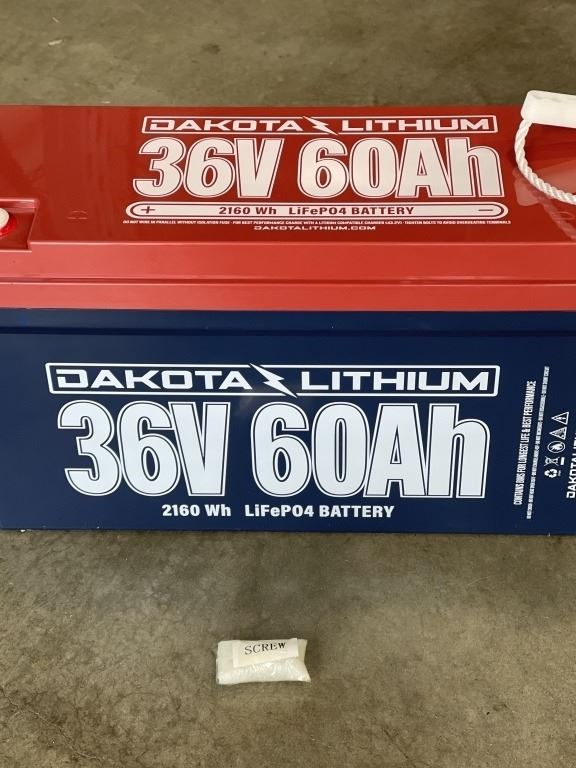 NEW DAKOTA LITHIUM 36V 60AH DEEP CYCLE LIFEPO4 BATTERY RETAIL $1699 USD ...