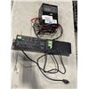 VULCAN BATTERY CHARGER AND BOGEN MULTI ZONE TELEPHONE PAGING UNIT