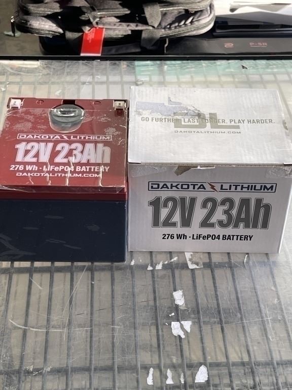 NEW DAKOTA LITHIUM 12v 23Ah LiFePO4 Battery with Dual USB Ports ...