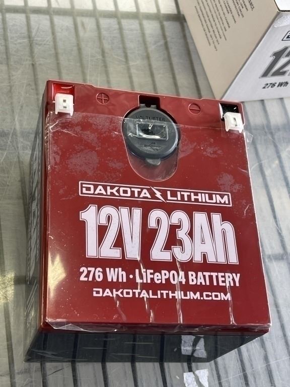 NEW DAKOTA LITHIUM 12v 23Ah LiFePO4 Battery with Dual USB Ports ...