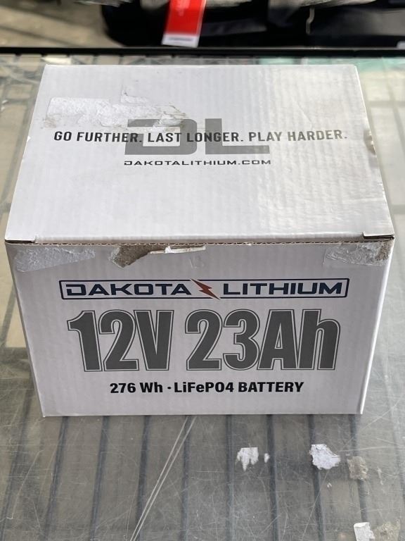 NEW DAKOTA LITHIUM 12v 23Ah LiFePO4 Battery with Dual USB Ports ...