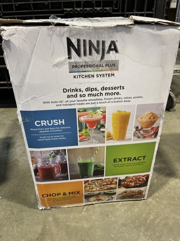 NINJA PROFESSIONAL PLUS KITCHEN SYSTEM WITH AUTO-IQ, 1400W, 72 OZ ...