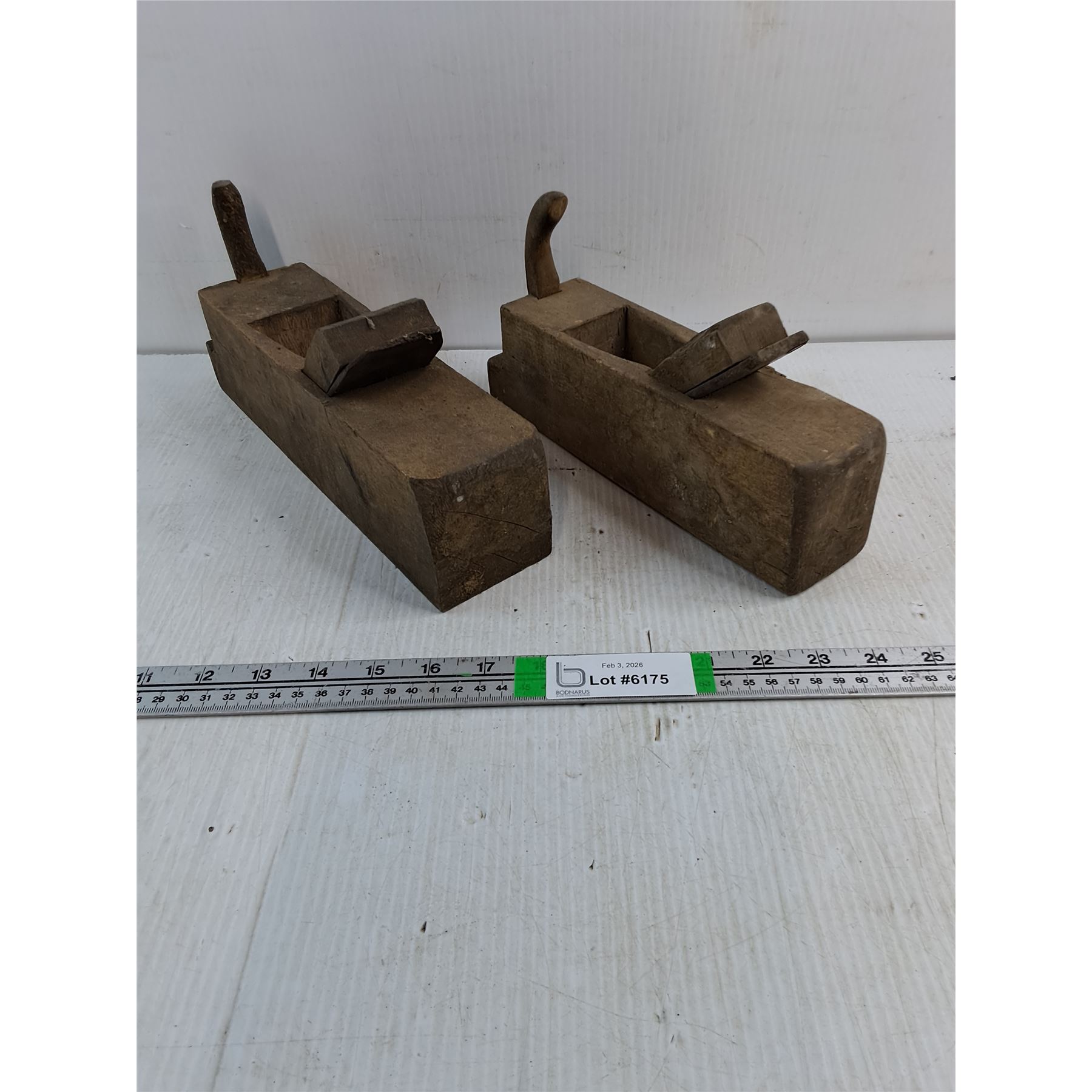 (2) Antique Wooden Hand Planes - Bodnarus Auctioneering