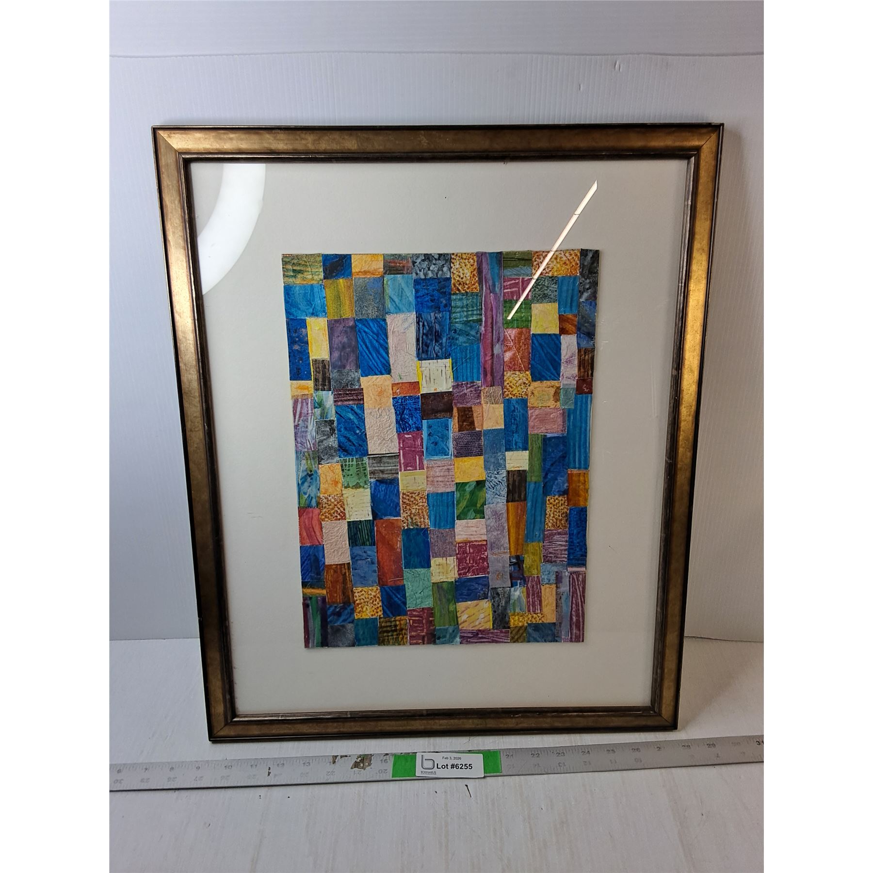 Framed Collage Artwork by Eva Miller 23" x 19" - PICK UP - Bodnarus ...