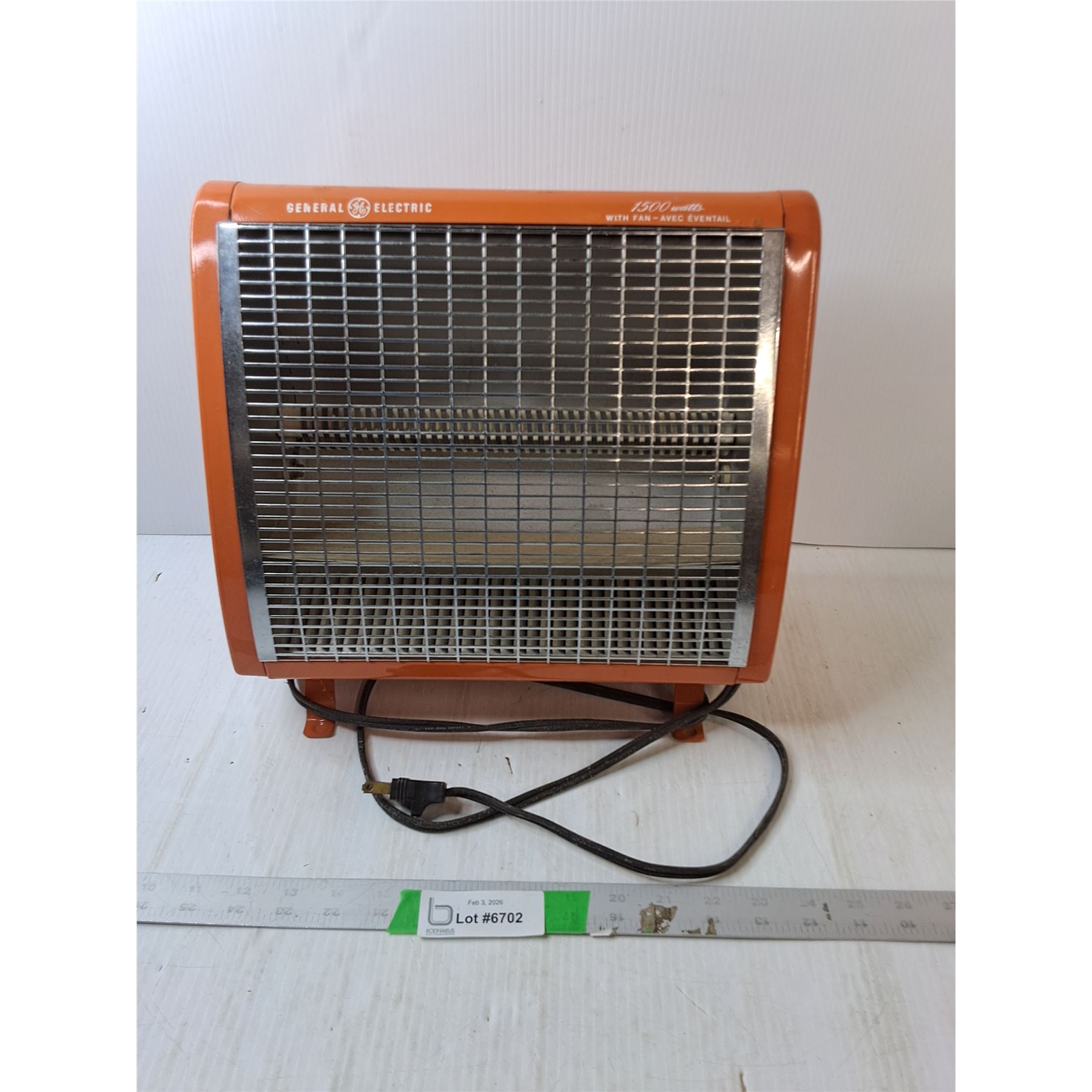 Vintage General Electric Heater- Powers On - PICK UP - Bodnarus ...