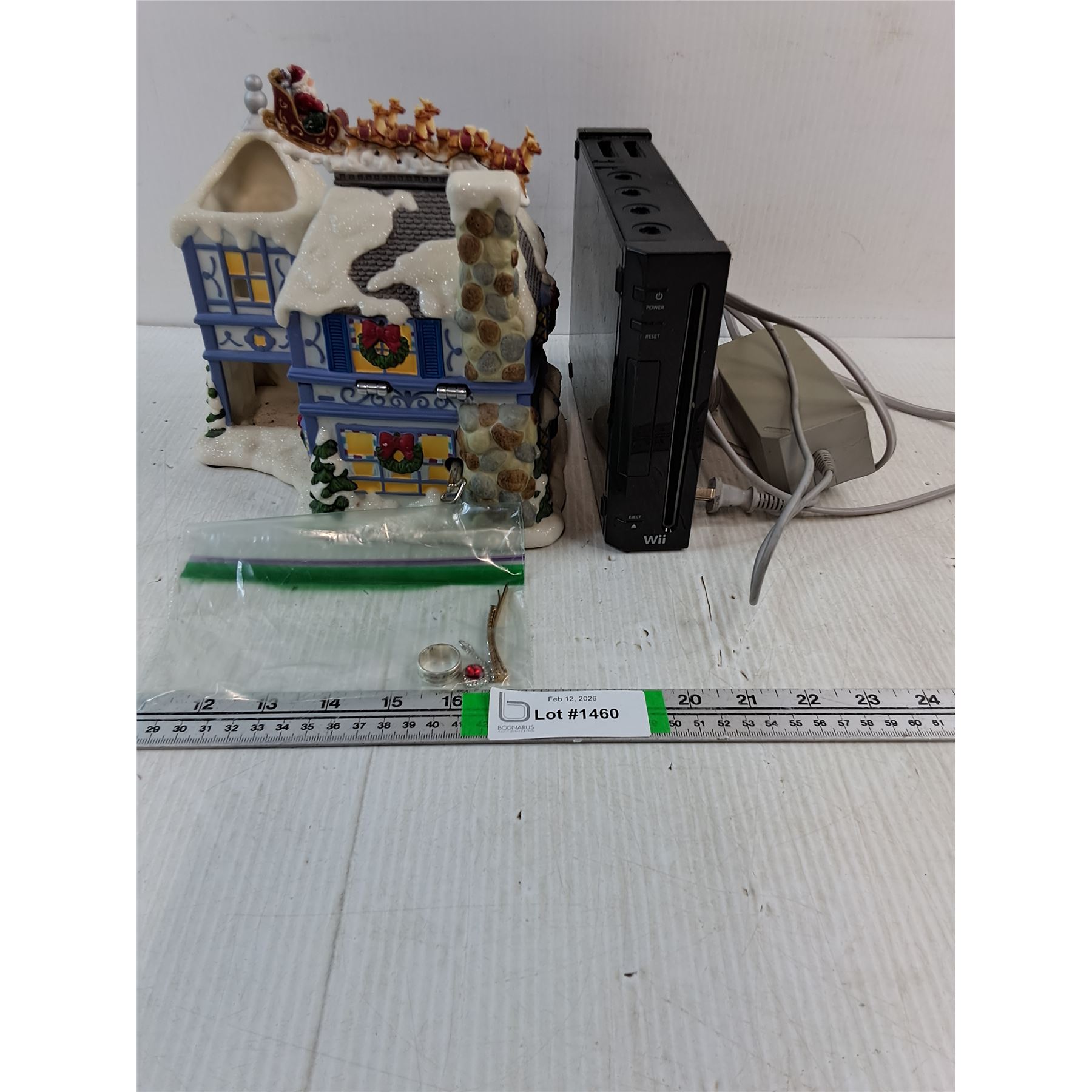 Christmas Tea Light/Music Box and Wii Control Box-untested-as is ...