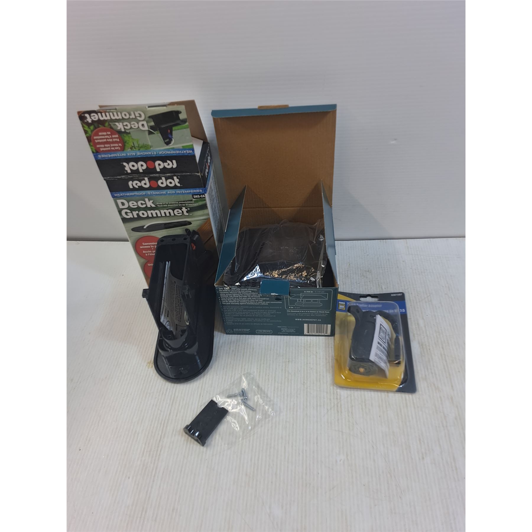 Red Dot Deck Grommet, Solar Light Post Cap, Power Fist Trailer Adapter ...