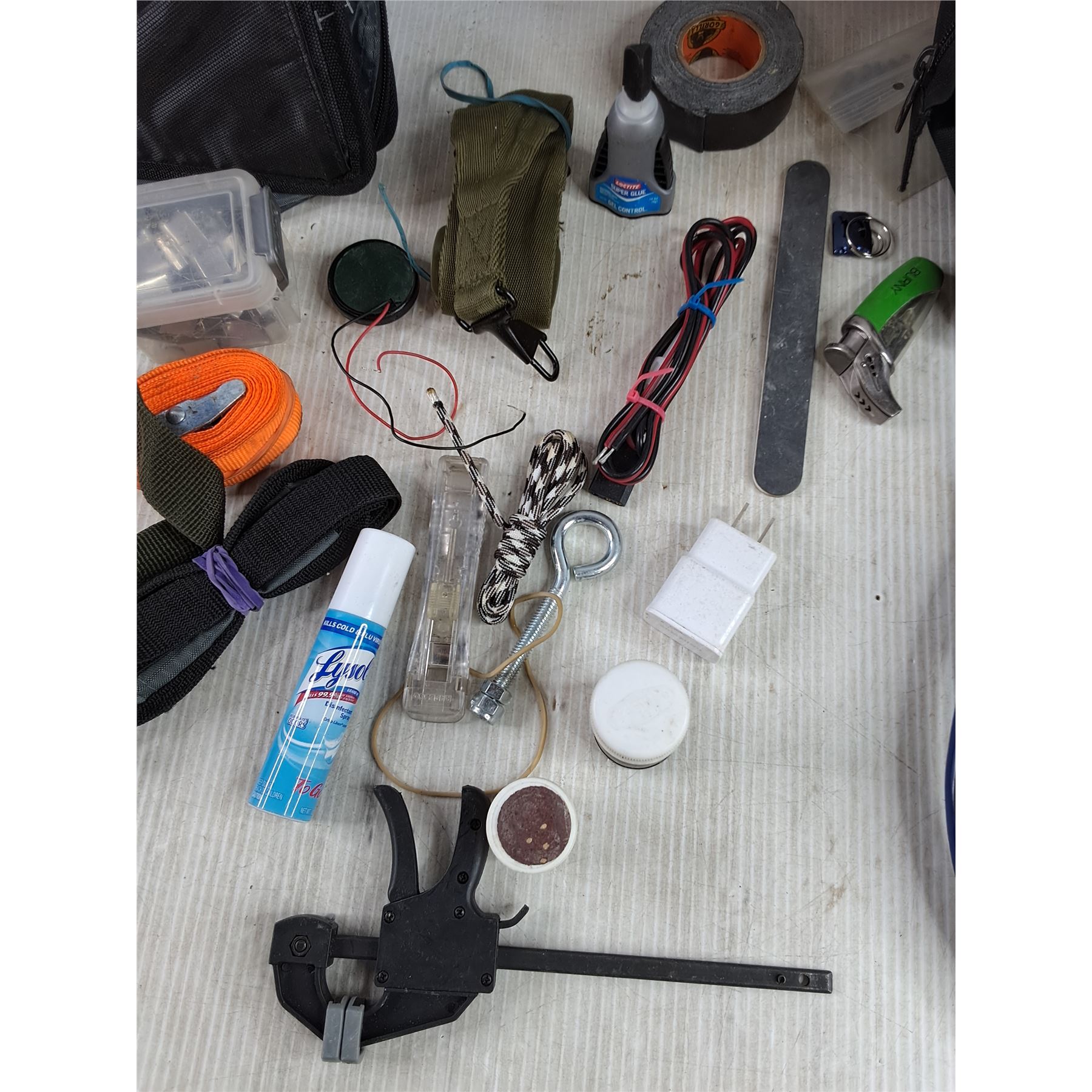 Case It Binder, Jumping Cables, Jobmate Tool Bag 12" x 8" x 8", 8" Bar ...