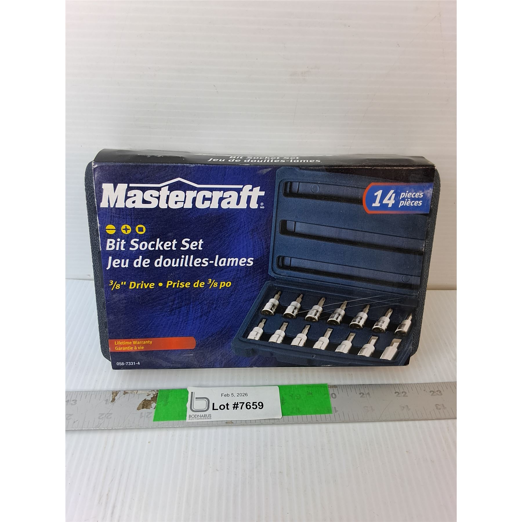 Mastercraft Bit Socket Set, Appears NIB - Bodnarus Auctioneering