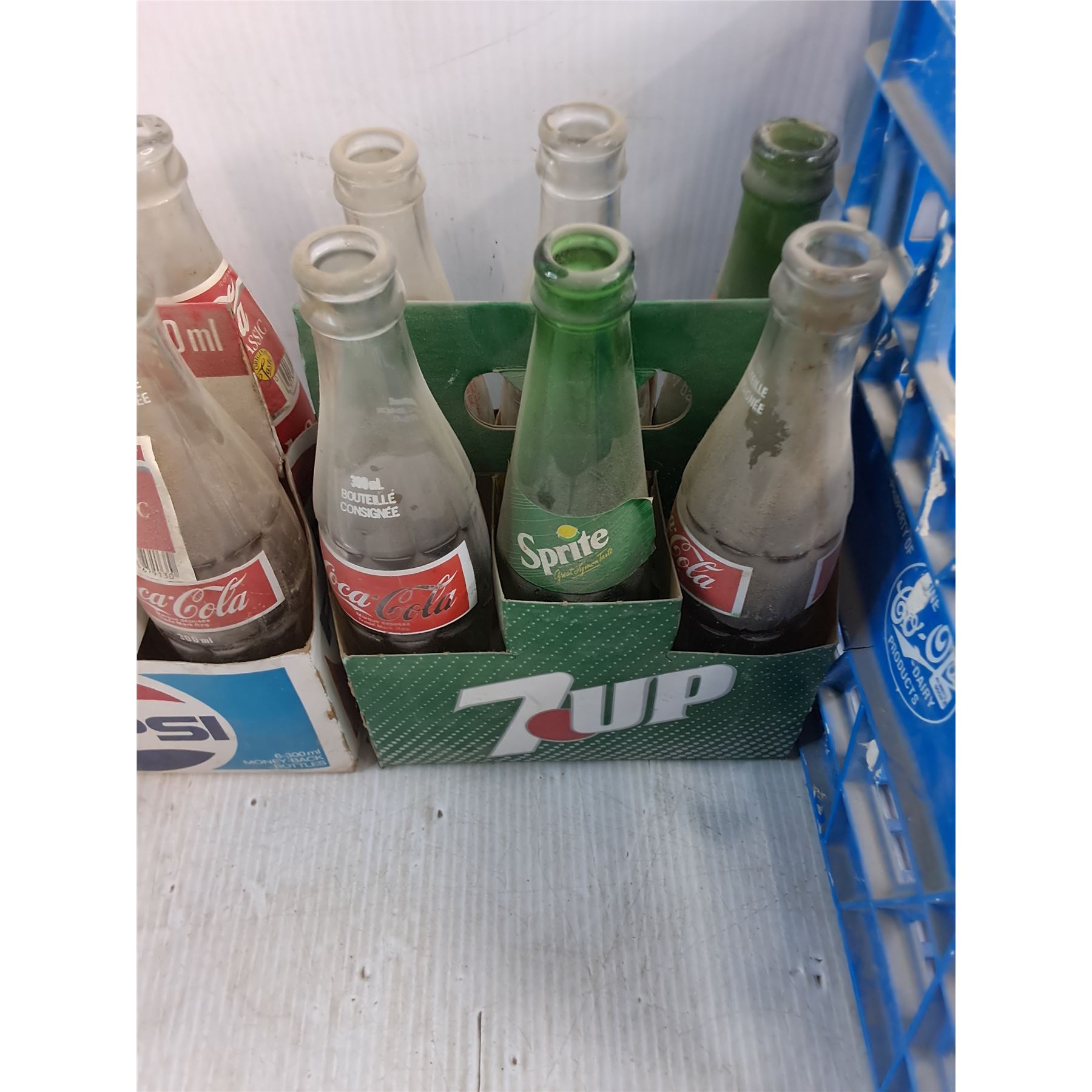 Large Quantity of Assorted Glass Pop Bottles, Milk Crate - PICK UP ONLY ...